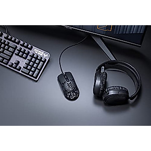 ASUS TUF Gaming M4 Air Lightweight Gaming Mouse | 16,000 dpi Sensor, Programmable Buttons, 47g Ultralight Air Shell, IPX6 Water Resistance, TUF Gaming Paracord and Low Friction PTFE Feet, Black