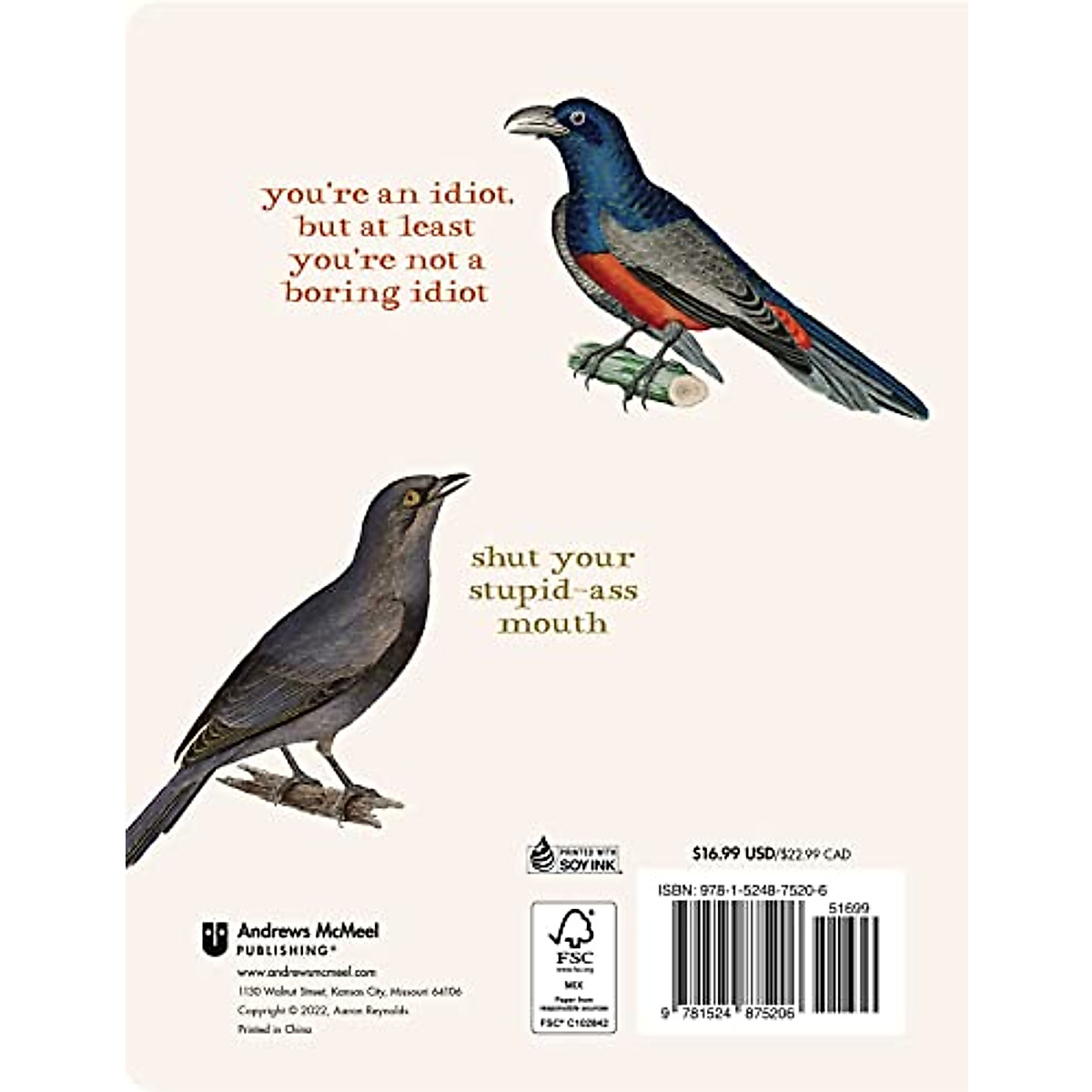 Effin' Birds 12-Month 2023 Monthly/Weekly Planner Calendar