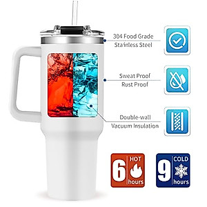 Personalized Sunflower Birthday Gifts for Women, Monogrammed 40oz Customized Tumblers Gifts with Initial Name for Grandma Mom Aunt Sister on Mothers Day, Custom Name Cups Gift for Her Female,07