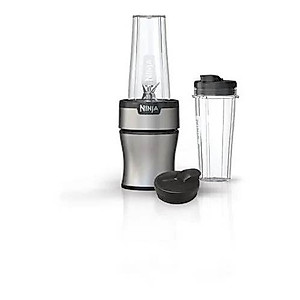 Ninja BN300 Nutri-Blender 900-Peak-Watt Personal Blender, 2 Dishwasher-Safe To-Go Cups (Renewed)