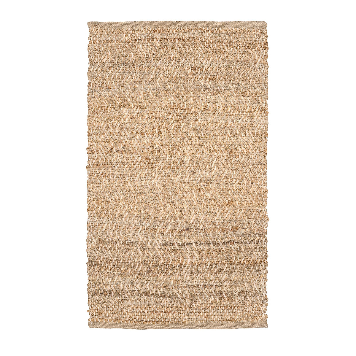 Nautica - Textured Jute Handmade | Modern Home Décor | Accent Rug | Measures - 27" x 45" | Natural