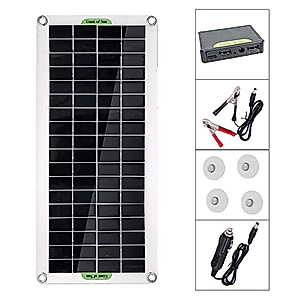VISLONE Polycrystalline Solar Panel Flexible Solar Panel for Camping Car Traveling Outdoor Emergency Power Accessory