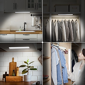 BLS 84 LED Closet Lights Battery Powered LED Lights, Super Bright Under Cabinet Lighting, Motion Sensor Light Indoor, Wireless Lights, 3200mah Rechargeable Battery Operated Lights, 120 Days Run Time