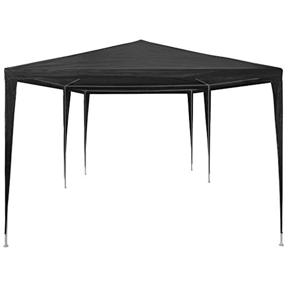 Festnight 10' x 20' Garden Outdoor Gazebo Canopy Pop Up Sun Steel Frame Shade Heavy Duty Patio Party Wedding Tent BBQ Camping Shelter Waterproof Pavilion Cater Events Black
