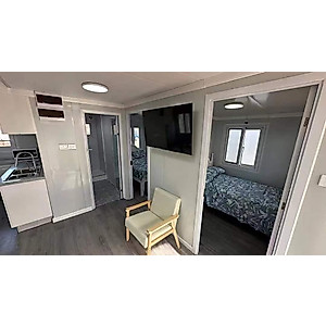 Generic Tiny/Mobile/Foldable 20/40ft Expandable Container Homes - Prefab Modern Villas w/2-3 Beds, Solar Customization. Get Exactly What You See. (30FT)