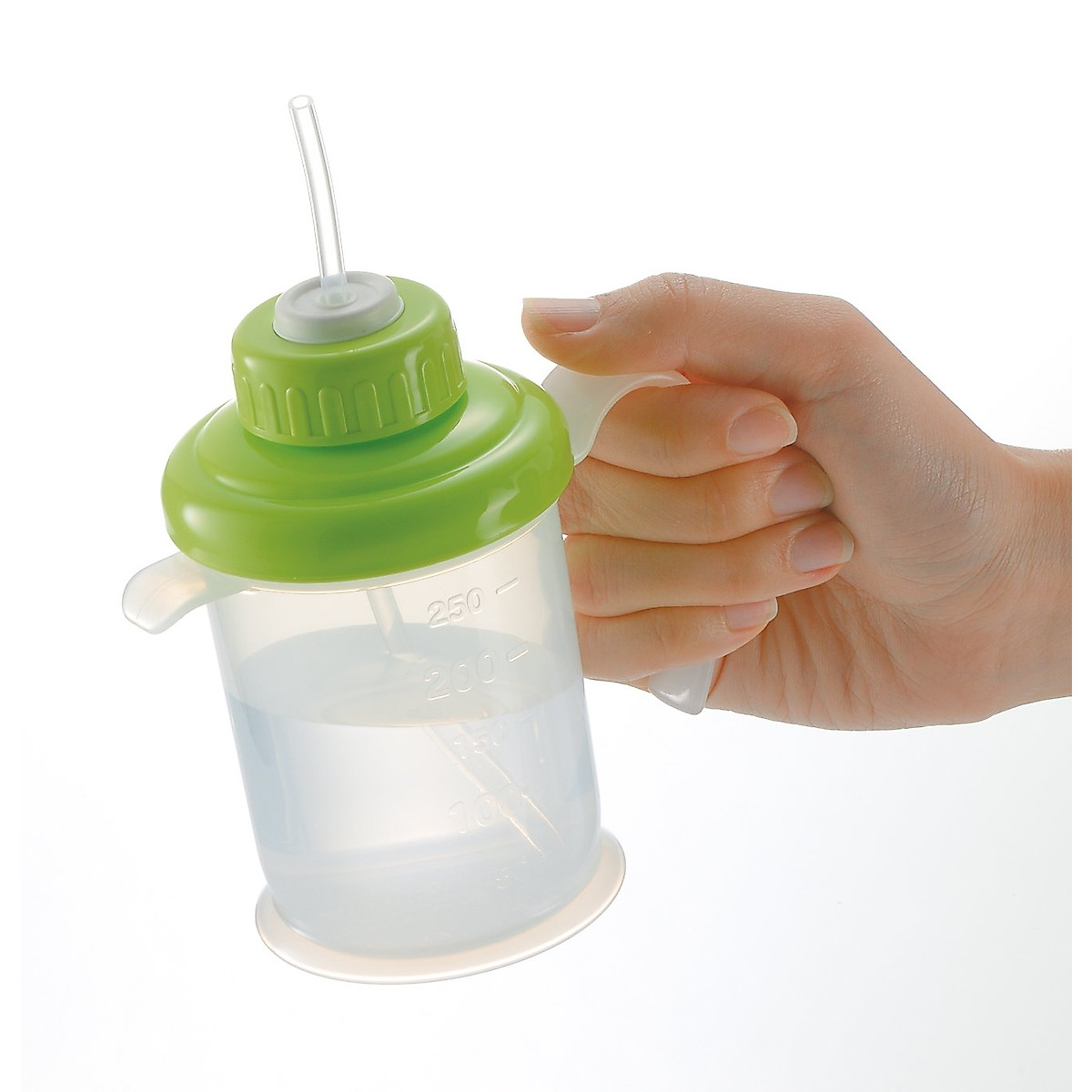 Richell Straw Mug 250ml Green