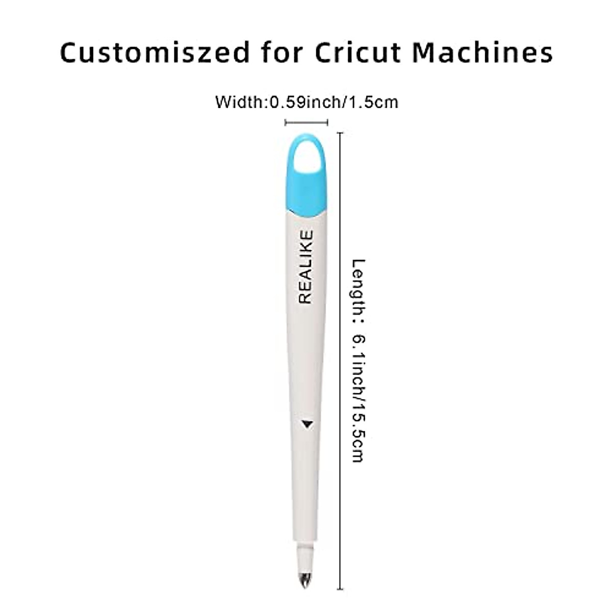 REALIKE Scoring Stylus for Cricut Maker 3/Maker/Explore 3/Air 2/Air/One, Score Fold Lines Pen for Cards, Envelopes, Boxes, 3D Projects,Scoring Tool for Cricut Accessories