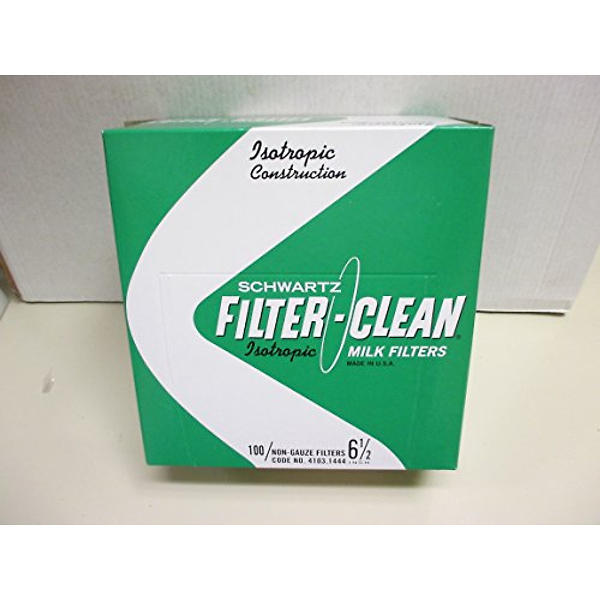 Schwartz Filter Disks 6.5" 100 Count Box Non-Gauze Milk Filters