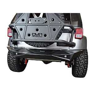 DV8 Offroad | Steel Series Rear Bumper | Designed for the Jeep Wrangler JK