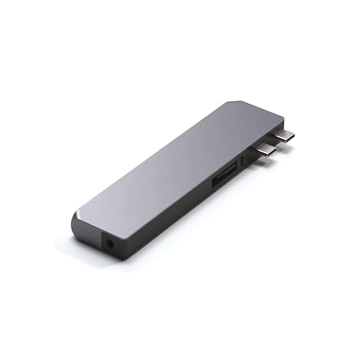 Satechi USB C Hub Multiport Adapter Pro Hub Max - USB4, USB-A Data, USB-C Data, Gigabit Ethernet, SD/Micro SD Port and Audio Jack - for M2/ M1 MacBook Pro/Air (Space Gray)