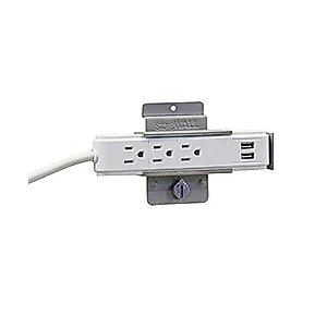 StoreWALL Power Strip Slatwall Bracket Set