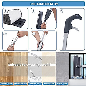 Microfiber Spray Mop for Floor Cleaning with 5 Washable Pads,360 Degree Spin Dust Mop with Mop Holder and Scraper for Home Kitchen Bathroom,Dry Wet Flat Mop for Wood Laminate Ceramic Hardwood Tile