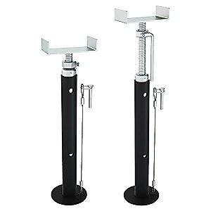 2pcs Heavy Duty RV Slide Out Support Jacks Adjusts from 19" to 47", 5000lb Capacity for RV, Camper and Travel Trailer. (19" to 47")