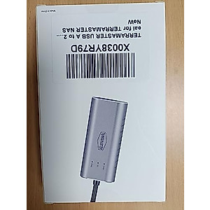 TERRAMASTER USB A to 2.5G Ethernet Adapter, USB 3.0 Gigabit LAN Dongle, Wired LAN Network Connection for NAS/Mac OS/Linux/Windows, Backward Compatible on 2.5G, 1G, 100Mbps, Ideal for TERRAMASTER NAS