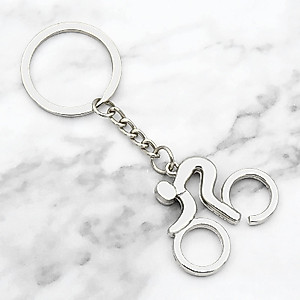 Bike lovers gifts Keychain Cycling gift bicycle Inspirational Keychain for Chain Bicycle Race Souvenir funny biker gift