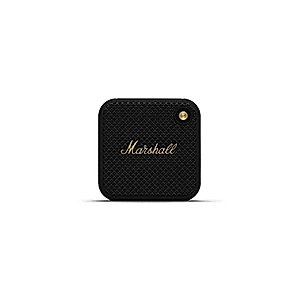 Marshall Willen Portable Bluetooth Speaker - Black & Brass