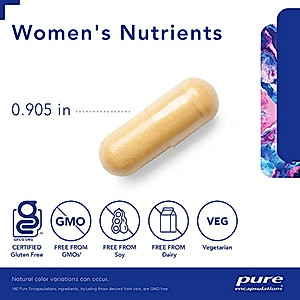 Pure Encapsulations Women's Nutrients | Multivitamin for Women Over 40 to Support Urinary Tract Health, Breast Cell Health, and Eye Integrity* | 180 Capsules