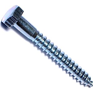 Hard-to-Find Fastener 014973455507 Hex Lag Screws, 5/16 x 2-1/2, Piece-12