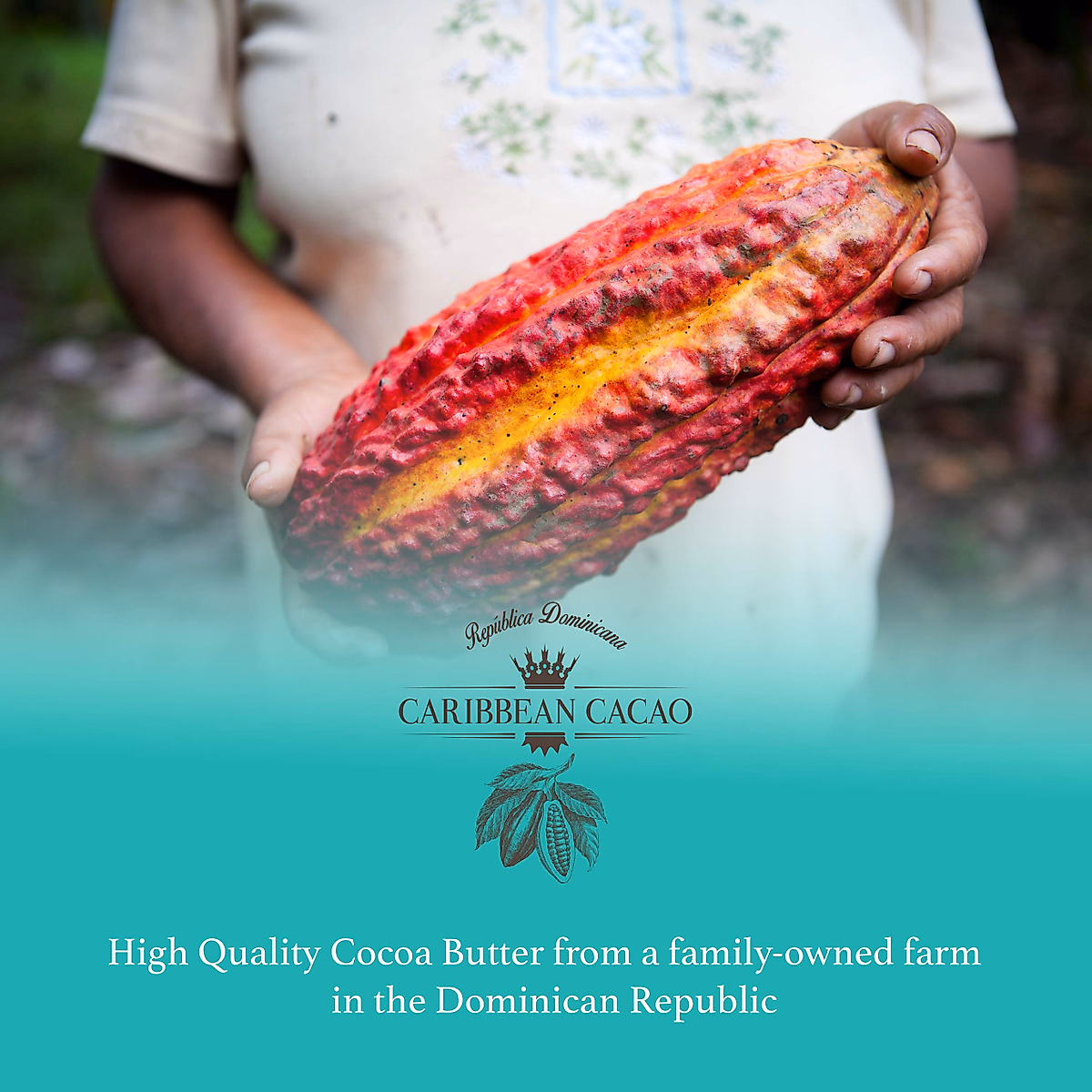 Cocoa Butter 1 lb. - Raw Unrefined Cacao for DIY Skin Creams, Stretch Mark Lotion, Lip Balm, Face & More - Manteca de Cacao Sticks