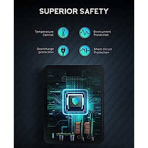 USB C Charger, UtechSmart 100W 4-Port Desktop Type C Charging Station, Portable USB C PD Power Charger Adapter -2 USB C&2 QC 3.0 USB A Ports for MacBook Pro/Air, iPad, iPhone, Galaxy, Laptop and More