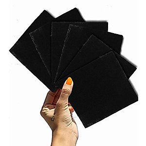 6-Piece Litter Box Filters for Hooded Cat Litter Box – Activated Charcoal Filters Eliminate up to 99% of Litter Box Odors – 6 Inch x 6.5 Inch Trimmable Pads