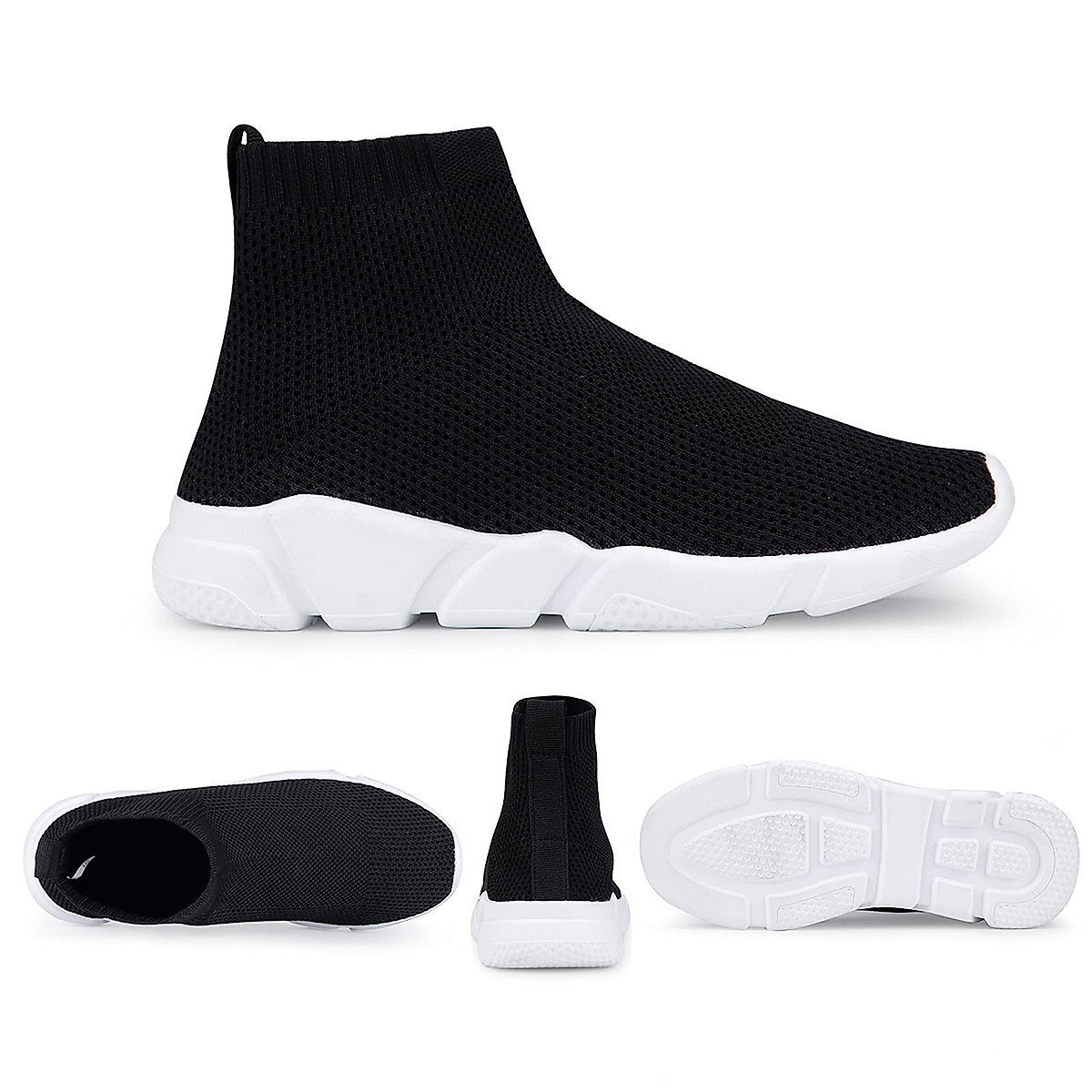 WXQ Men's Fashion Sneakers - Lightweight Breathable Walking Shoes Running Shoes Mesh Workout Casual Sports Shoes