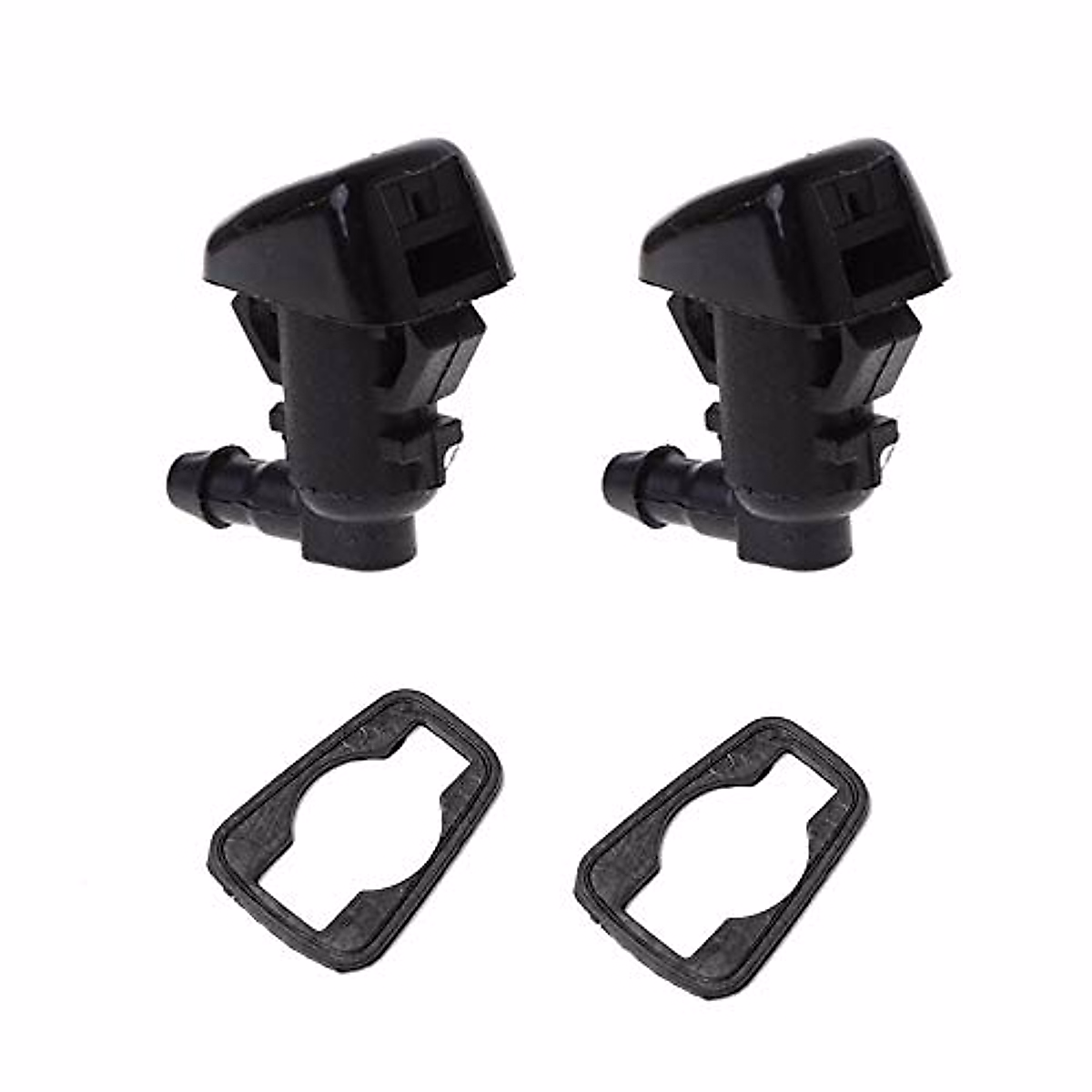 Front Windshield Washer Nozzles kit Replaces 55157319AA, 4806312AA Compatible with 08-12 Liberty, 06-10 Commander, 07-11 Dodge Nitro Spray Jet Kit 2 PCS