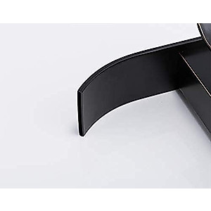 Kitchen Taps Basin Faucet Bathroom Waterfall Faucet Mixer Single Handle Brass Faucet Hot and Cold Bath Mixers Square Taps