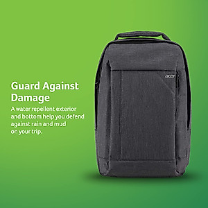 Acer Travel Backpack, Gray, 15.6-inch