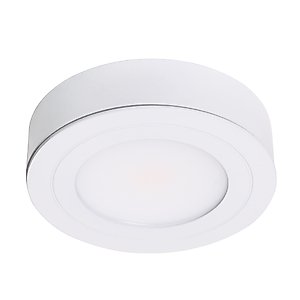 Armacost Lighting PureVue 233412 Dimmable LED Puck Light - Soft Bright White, White Finish
