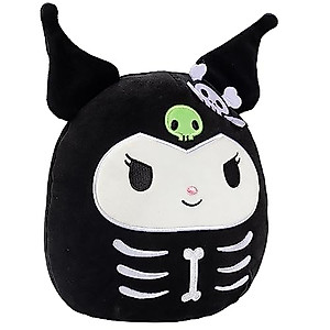 Squishmallows 8" Skeleton Kumori - Officially Licensed Kellytoy Halloween Sanrio Plush - Collectible Soft & Squishy Stuffed Animal Toy - Add to Your Squad - Gift for Kids, Girls & Boys - 8 Inch