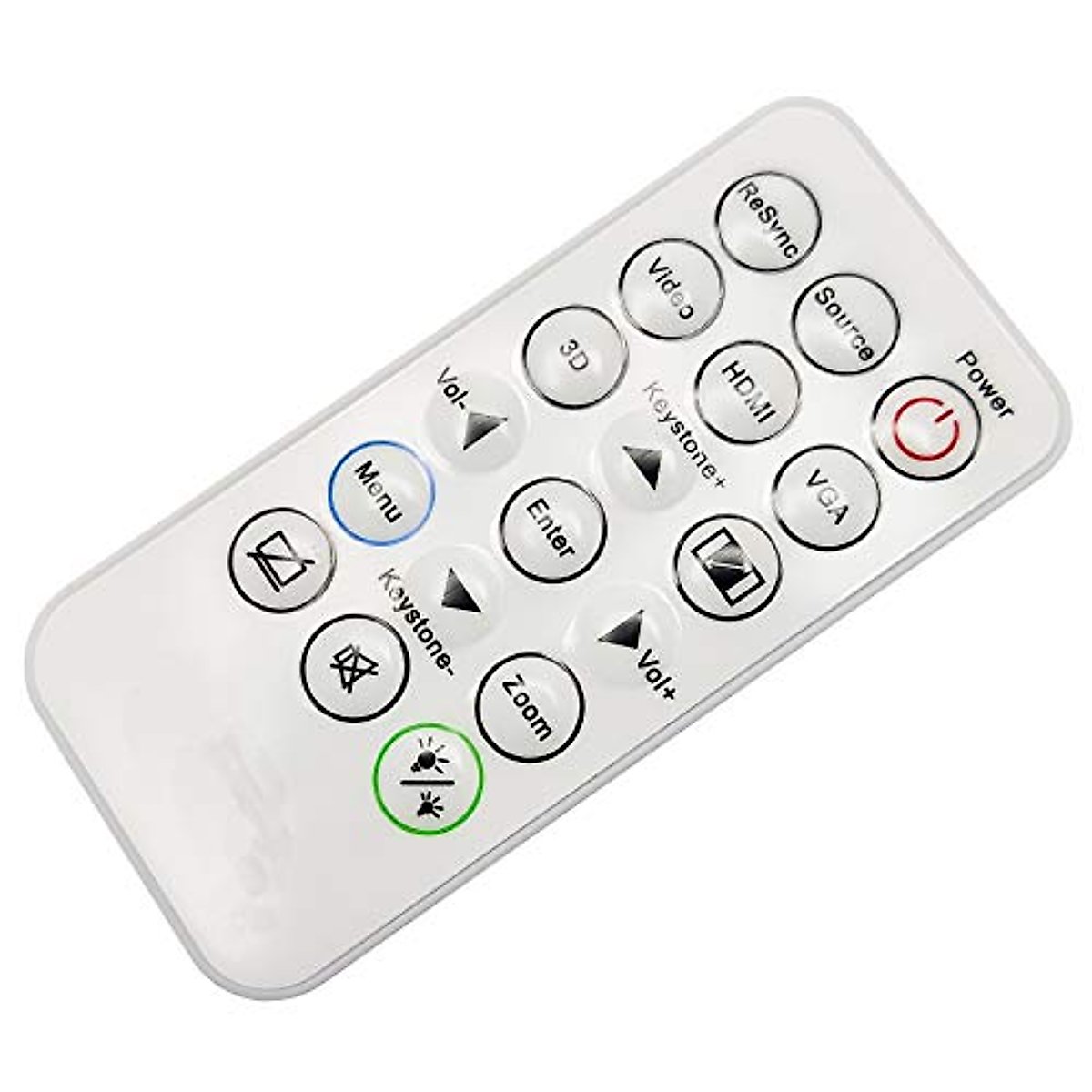 INTECHING INA-REMPJ001a Projector Remote Control for InFocus IN220, IN222, IN224, IN226, IN228, IN226ST, IN1156, IN1188HD