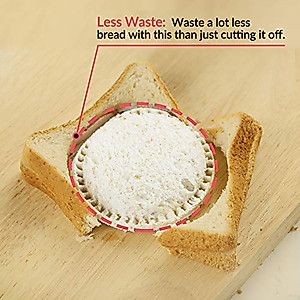 Sandwich Cutter and Sealer for Kids Uncrustables Maker, Food-Grade 304 Stainless Steel DIY Sandwich Decruster Bento Box Lunch Sandwich Cutter for Kids, Boys and Girls Back to School