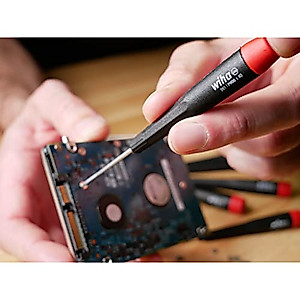 Wiha 26197 7 Piece Precision Slotted and Phillips Screwdriver Set