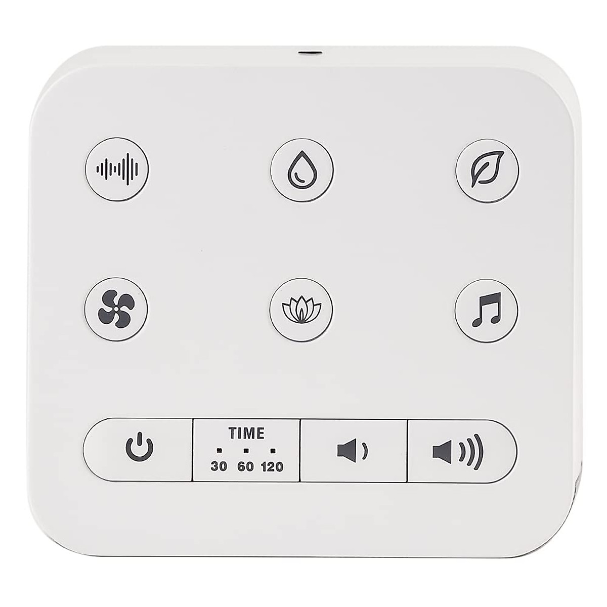 Serene Evolution 45 Sound Portable White Noise Machine - Sleep Sound Machine for Adults, Kids, Baby, Home, Office Privacy - White Noise Machine for Office - Nature Sound Machine - White Noise Maker