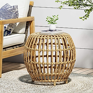 Christopher Knight Home Side Table, Light Brown