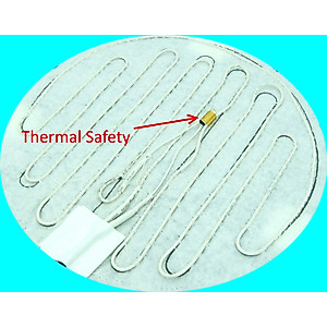 Brewing & Fermentation Heat Pad for Homebrew Beer & Wine Fermenting 120VAC 12 or 25 Watt Heating Mat: Safe for Plastic/Glass Carboy Fermentors w/Heater Temp Strips (10" - 12 Watts (Black))