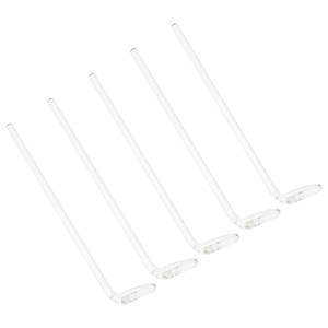 Baluue 5pcs Glass Cell Spreaders L- Shaped Wide Spreading Bars Laboratory Supplies
