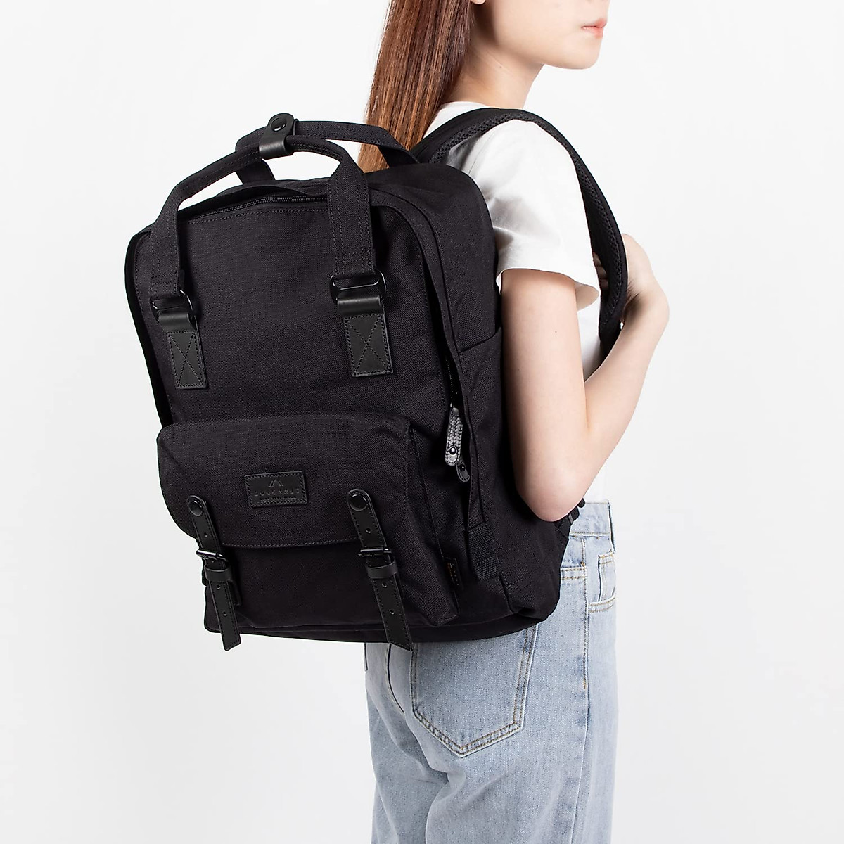 Doughnut Macaroon Large Cordura 18L Travel School Ladies College Girls Lightweight Commuter Casual Daypacks Bag Backpack (Lake)