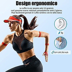 Wireless Earbuds,Bluetooth 5.3 Headphones Noise Cancelling Air Buds Pods 3D Stereo Ear pods in-Ear Ear Bud Built-in Mic IPX7 Waterproof Earphones Sport Headsets for iPhone/Samsung/airpod Case/Android