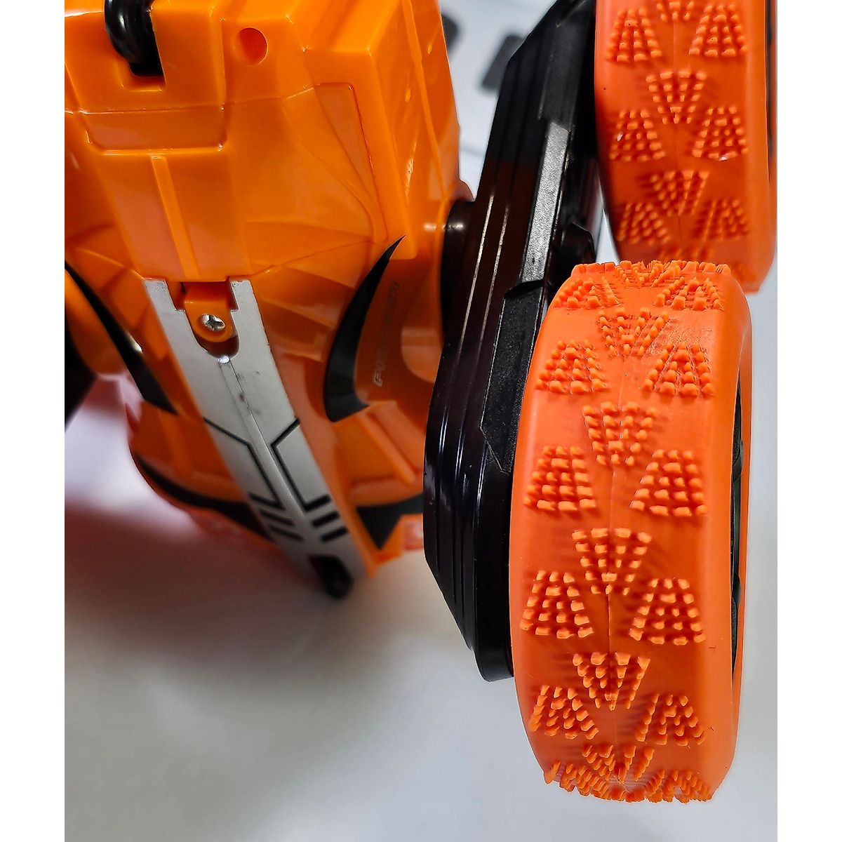 Double Sided 4WD 2.4 Ghz Remote Control RC Stunt Car Orange