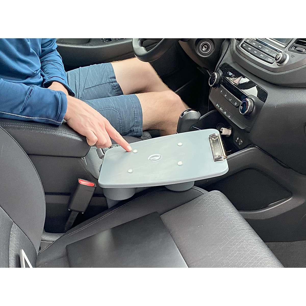 DANYCO Car Desk 20101 Mobile Workstation with Removable Clip Board