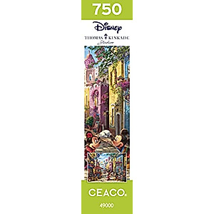Ceaco - Thomas Kinkade - Disney Dreams Collection - Mickey and Minnie in Mexico - 750 Piece Jigsaw Puzzle