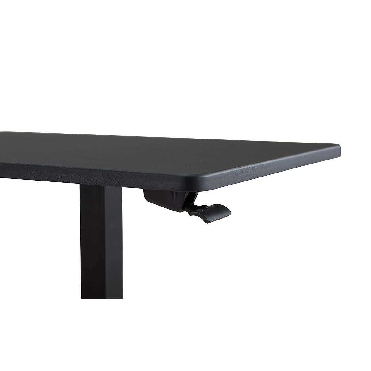 Studio Space Mobile, Portable Laptop Desk Cart with Pneumatic Height Adjustments for Home Office & School, 27", Black