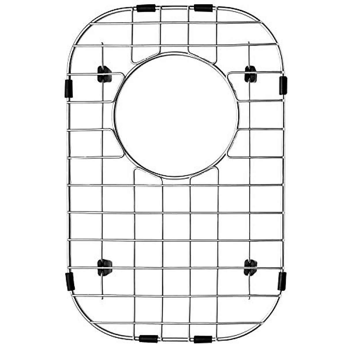 Serene Valley Sink Bottom Grid 9" x 13-7/8", Rear Drain with Corner Radius 2-3/4", Sink Protector NLW0914R