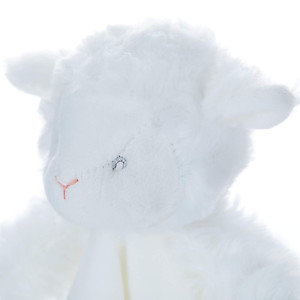 Carter's Lamb Plush Stuffed Animal Snuggler Blanket - White
