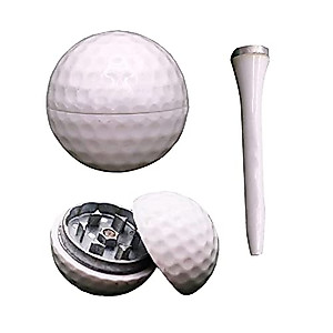 ERDONE Golf/Vanilla Set 3 Pack Multifunctional Golf Vanilla Grinder Manual Small Crushing Vanilla Grinder Creative Golf Vanilla Vanilla Spice Grinder Father's Day Gift for Dad & Grandpa, White