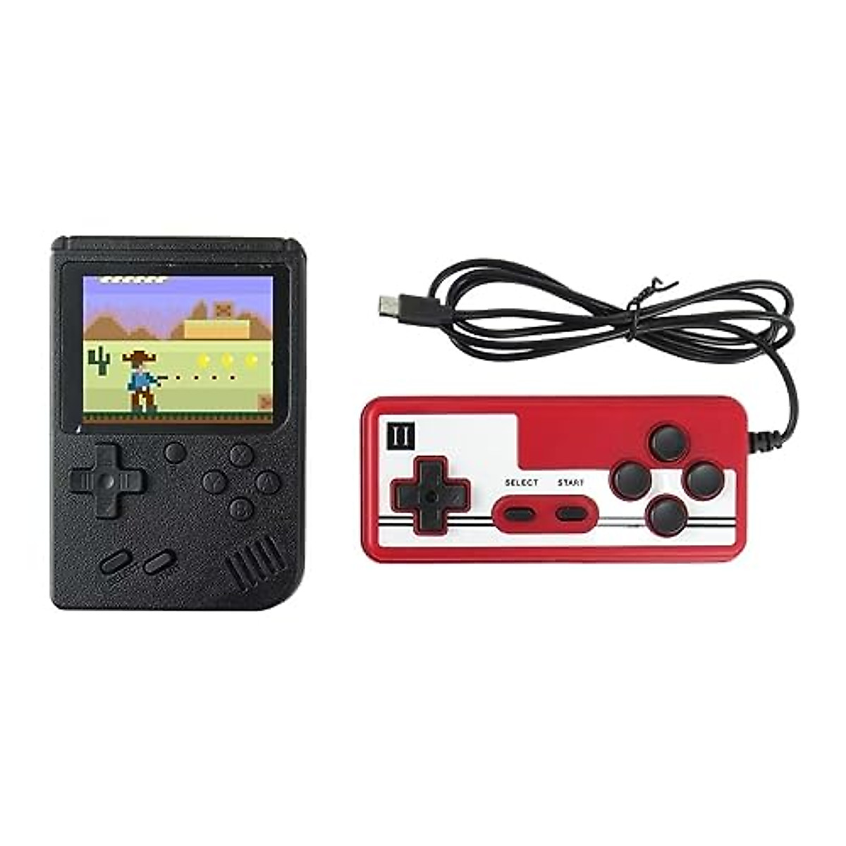 Handheld Game Console Retro Mini Game Player with 400 Classical Games Handheld Games Support TV Connection & Two Players for Kids Adults by GRABOTE