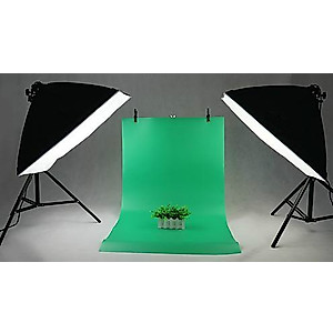 Meking PVC Backdrop 27x51inch (68x130cm) PVC Background Matte PVC Solid Color Photography Backdrop for Photo Video Photography Studio -9 in 1 kit