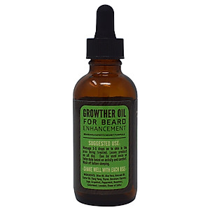 Beard Farmer - Growther Beard Growth Oil (Grow Your Beard Fast) All Natural Beard Oil